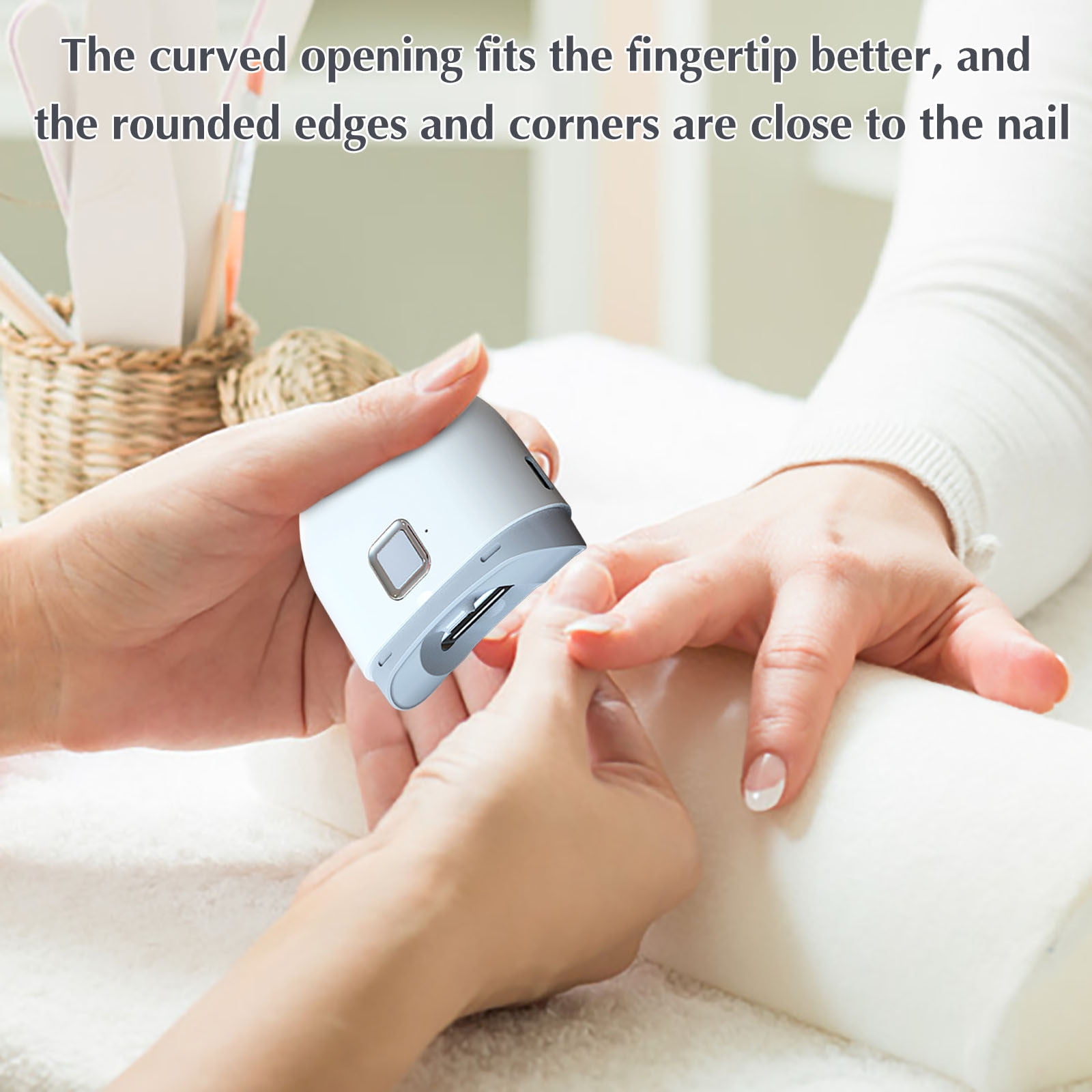 Automatic Nail Clipper | Rechargeable Electric Manicure Machine | Anti ...