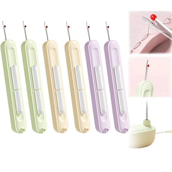 Upgraded 2 In 1 Automatic Needle Threader and Remover Tool for Quick Sewing Machine Loop Hand ...