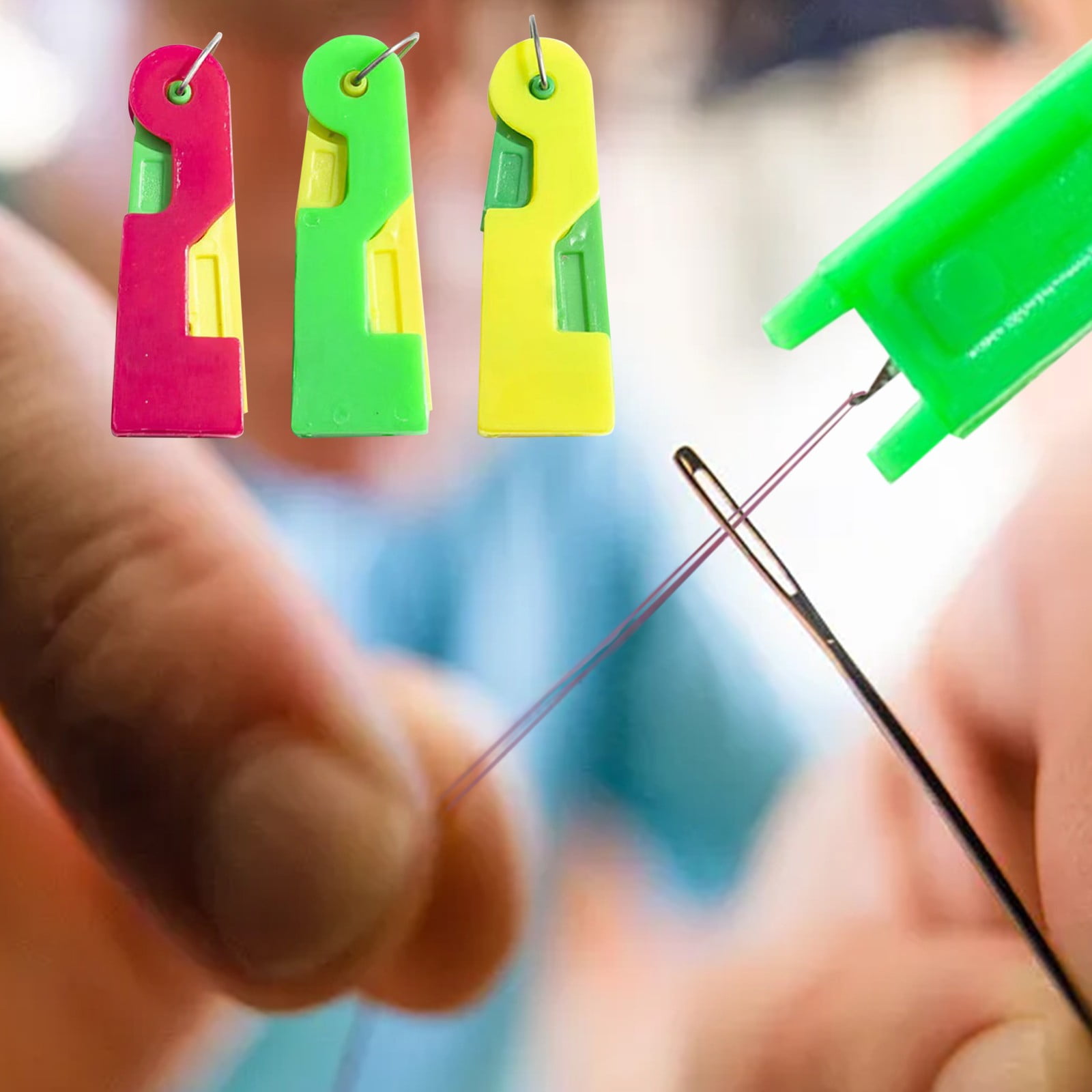 Automatic Needle Threader 3 Pcs Sewing Needle Threaders Automatic ...