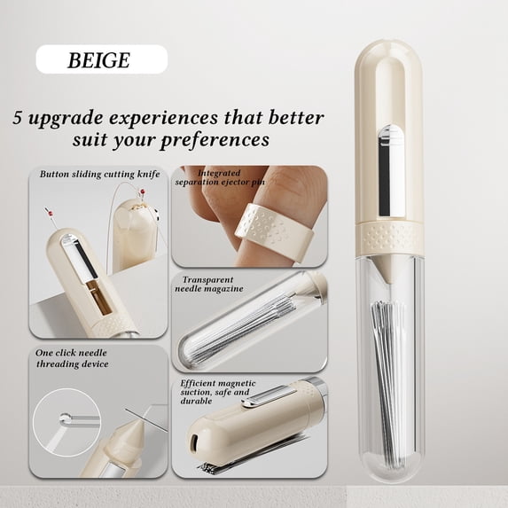 Automatic Needle Threader & Seam Ripper, Premium Needle Threaders for ...