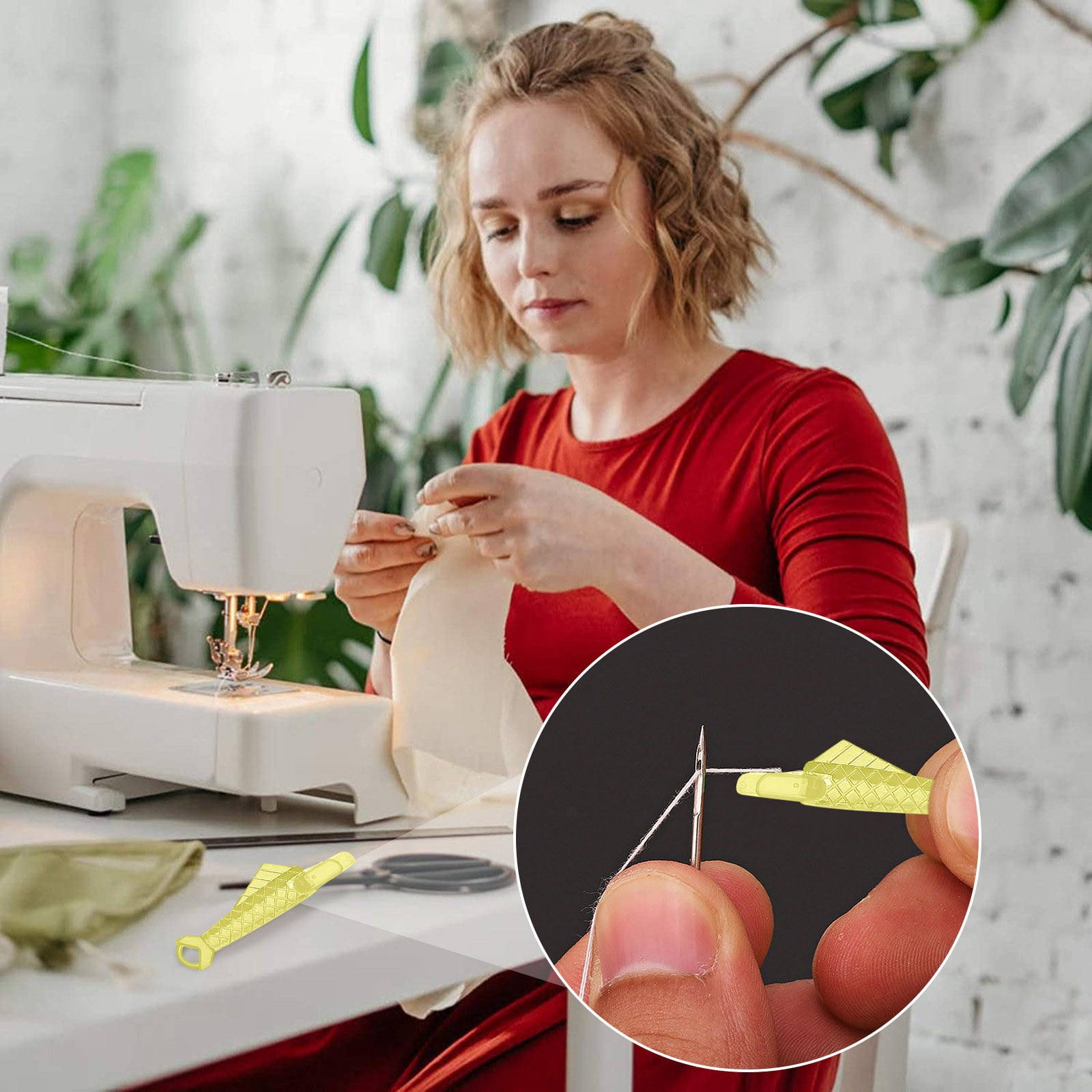 Automatic Needle Threader Sewing Machine Threader 2026 Upgrade, 30-pack ...