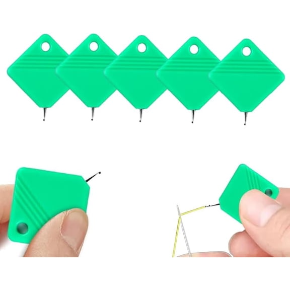 Multi-Pack Plastic Needle Threaders for Sewing Machine & Hand Needles ...