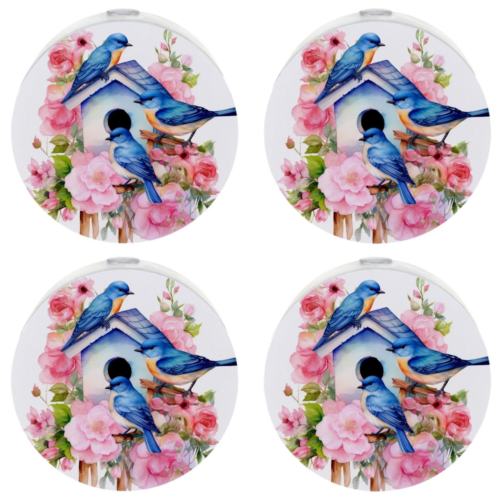 Automatic Night Lights Plug into Wall for Kids & Adults,Spring Blue ...