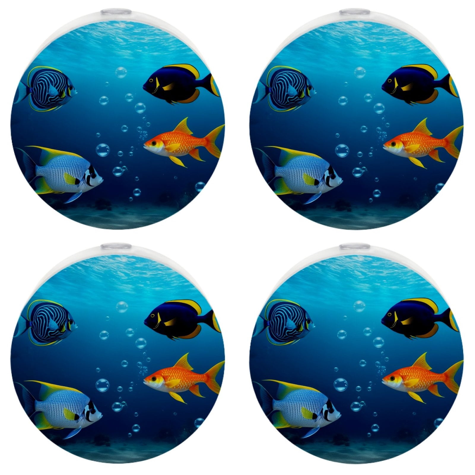 Automatic Night Lights Plug into Wall for Kids & Adults,Ocean Sea Fish ...
