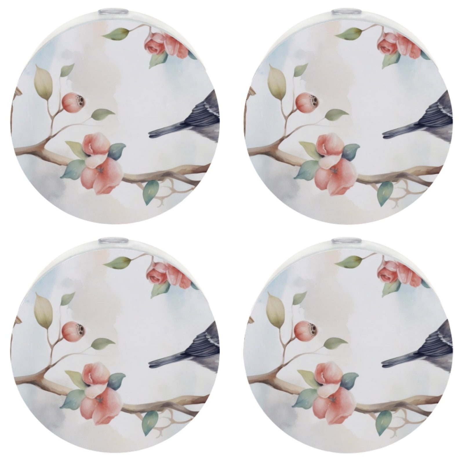 Automatic Night Lights Plug into Wall for Kids & Adults,Spring Floral ...