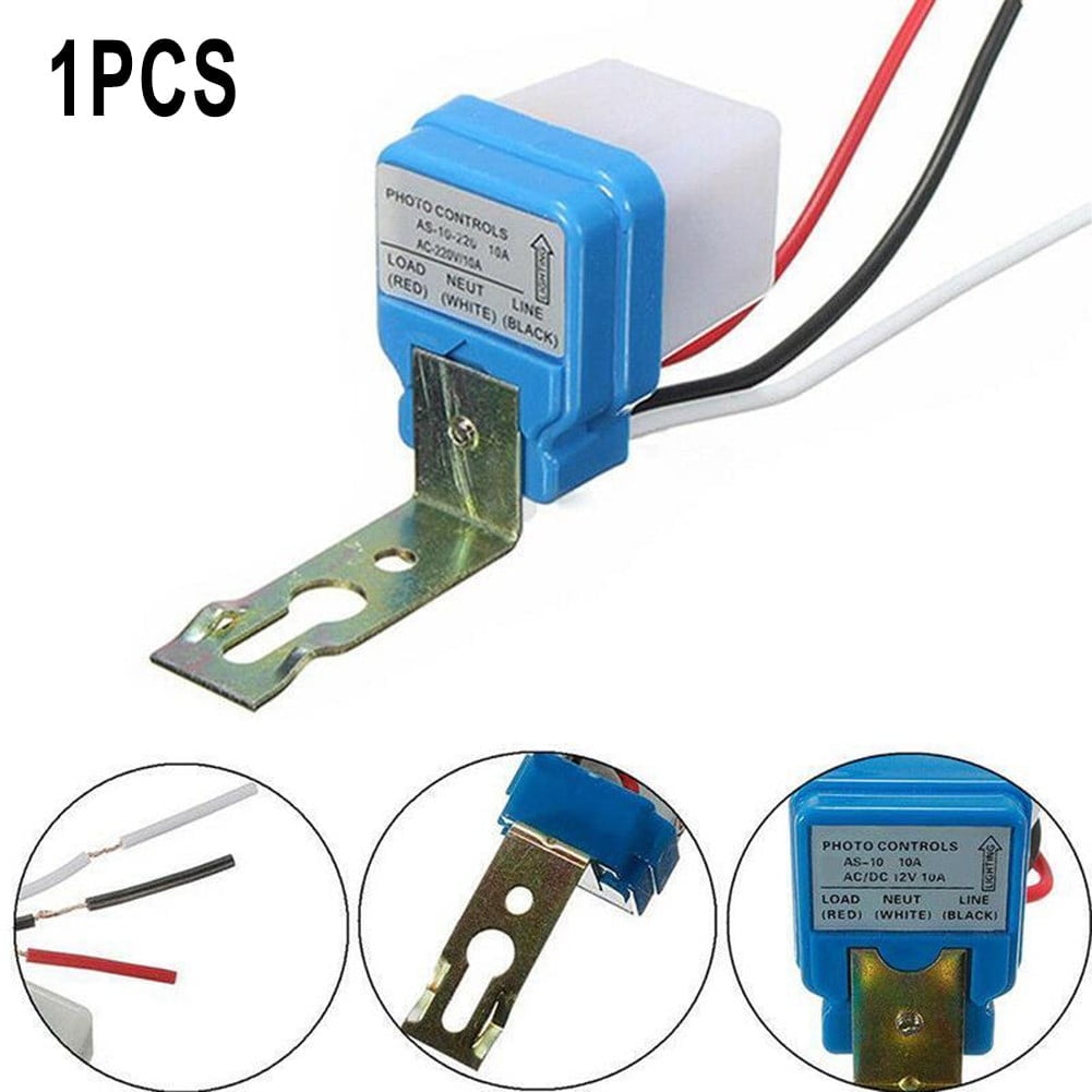 Automatic Night On Day Off Street Light Switch Photo Control Sensor 12V ...