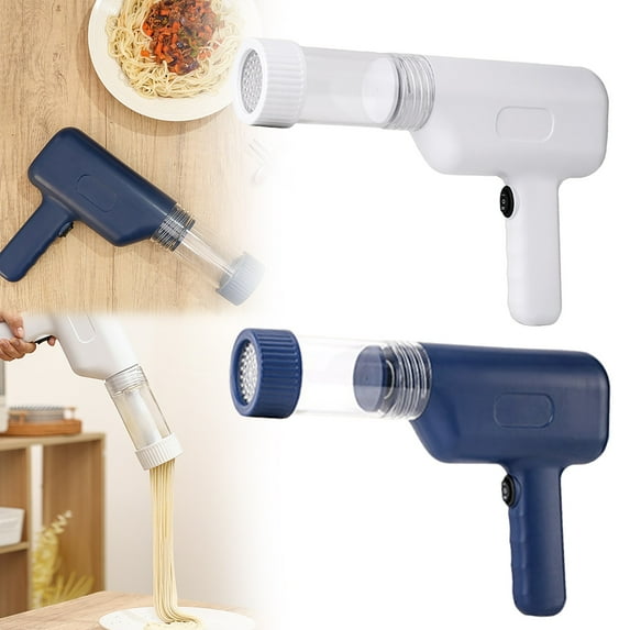 Automatic Noodle Pressing Machine Blue, Handheld Pasta Maker 6 in 1 ...