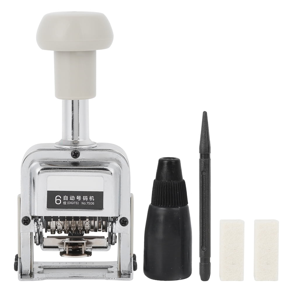Automatic Numbering Machine 7506 6-Digit Number Coding Page Digital ...