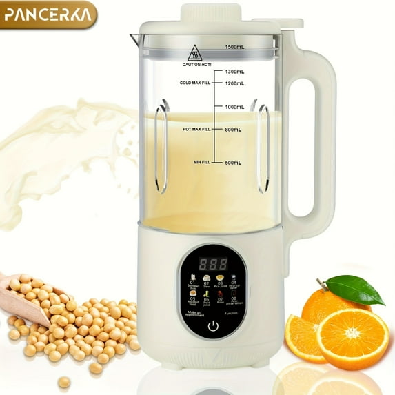 Automatic Nut Milk Maker Machine: One-Touch Soy, Almond, Oat, Coconut ...