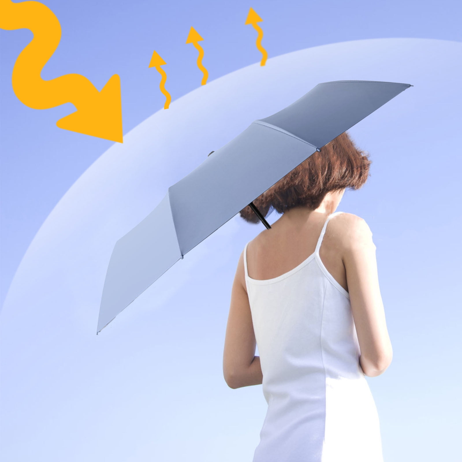 Automatic Open/Close Sun Protection Umbrella - Oversized Windproof Sun ...