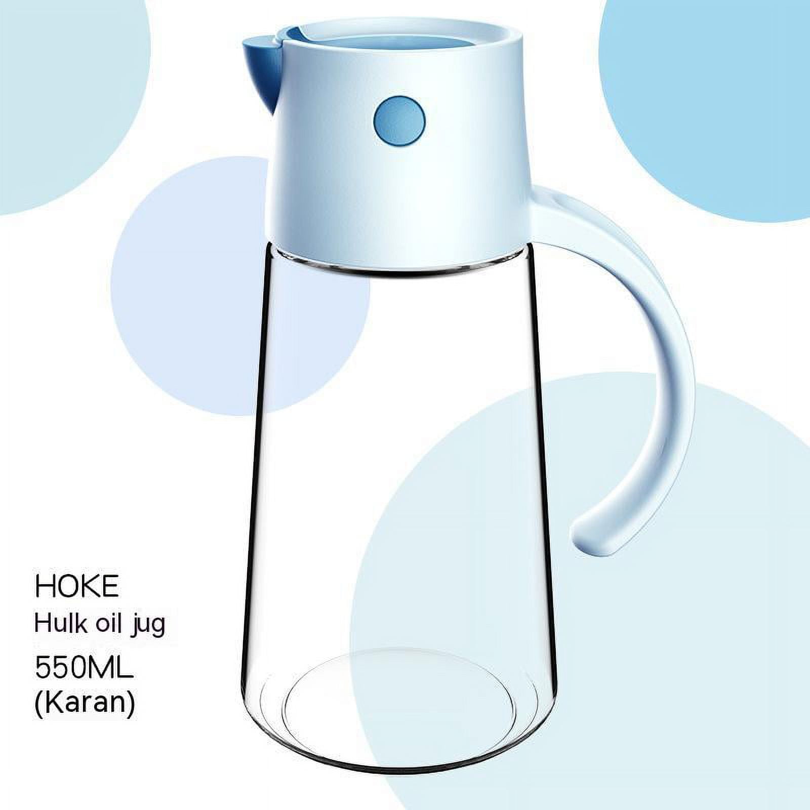 Automatic Opening And Closing Transparent Glass Oil Pot Kitchen Anti ...