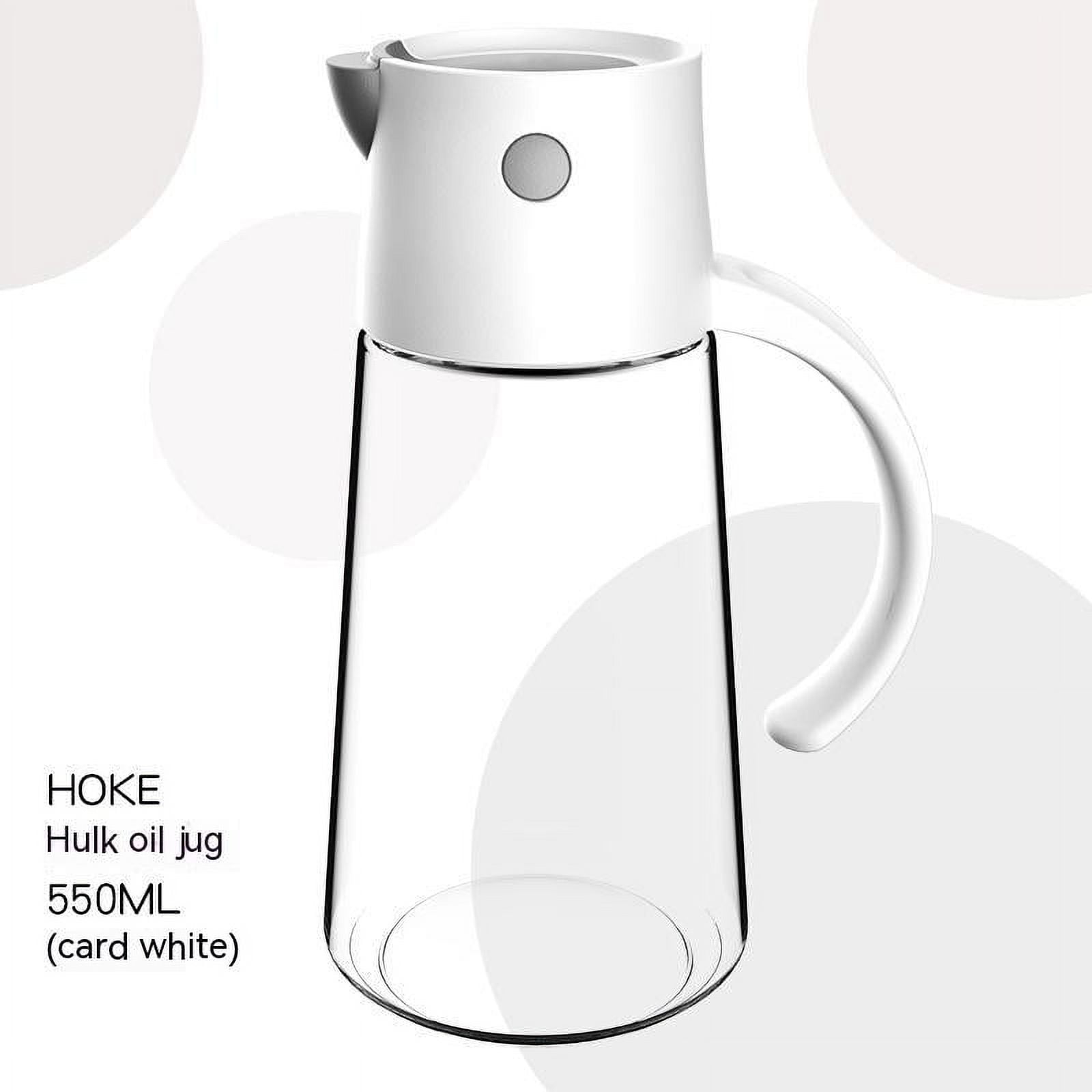 Automatic Opening And Closing Transparent Glass Oil Pot Kitchen Anti ...