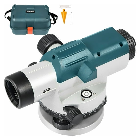 Automatic Optical Level 24X - High Precision Leveling Kit w/Compensator ...