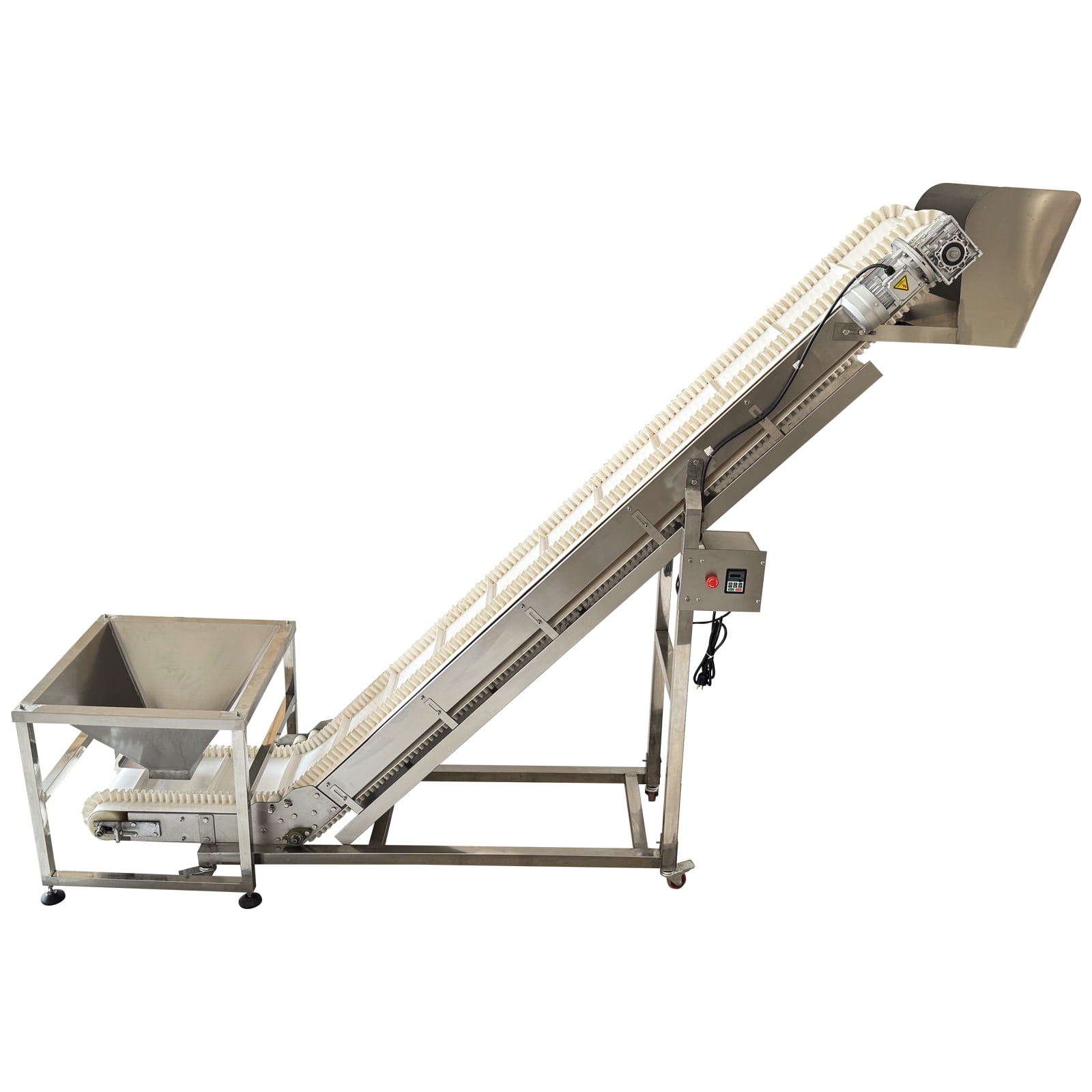 Automatic PVC Bucket Conveyor Loading Elevator Saw Tooth Food Grade ...