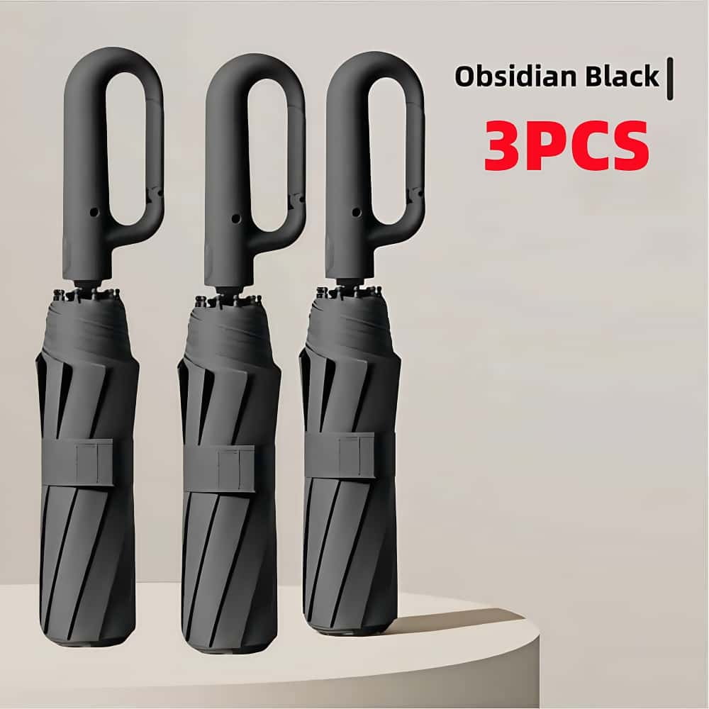 Automatic Parasol Umbrella with Long Handle，Portable 20 Rib Uv Sun ...