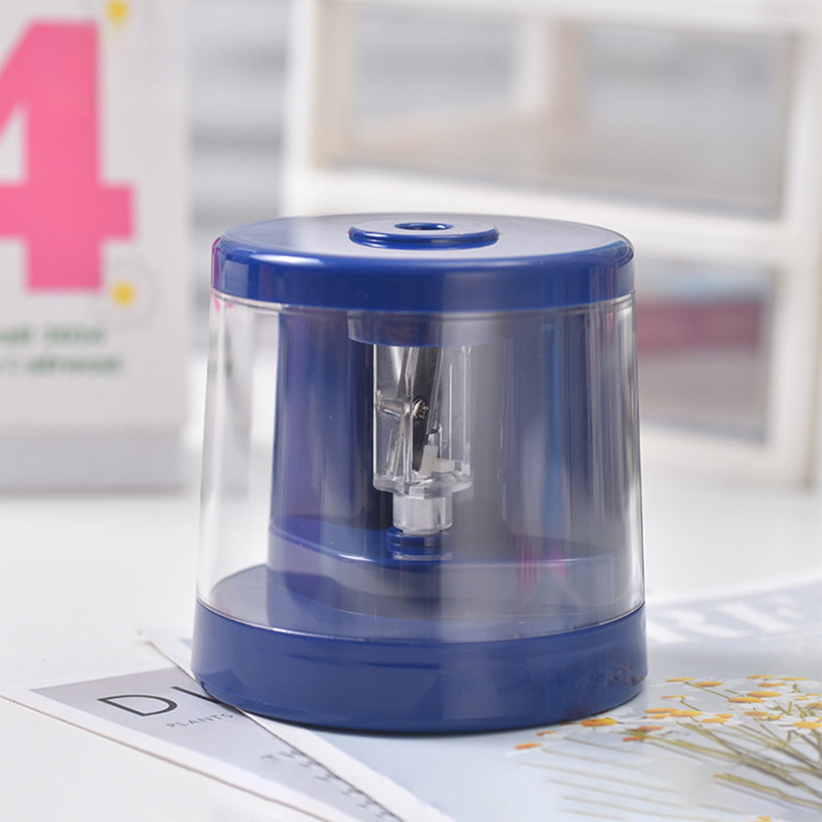 Automatic Pencil Sharpener USB Rechargeable Compact Plastic, 3.35x2.95 ...