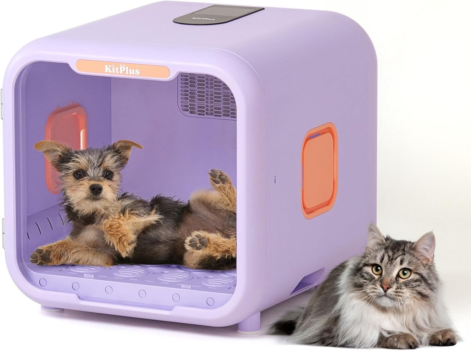 Automatic Pet Dryer Box: 71L Ultra Quiet Dog Cat Dryer Box with Smart ...