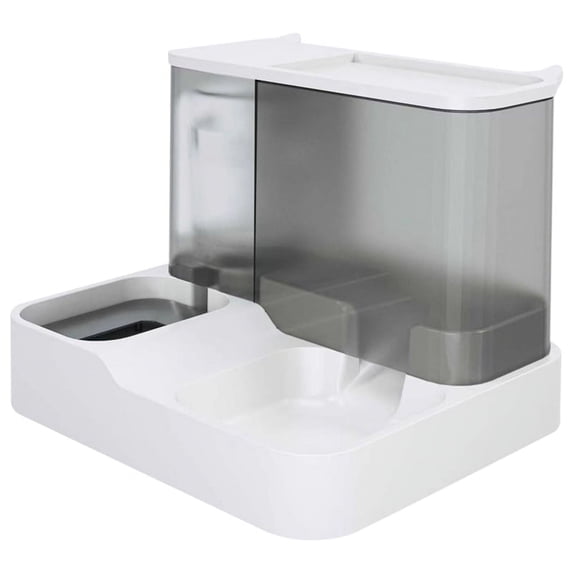 Automatic Pet Feeder, 2-in-1 Food and Water Bowl Set, Automatic Water ...