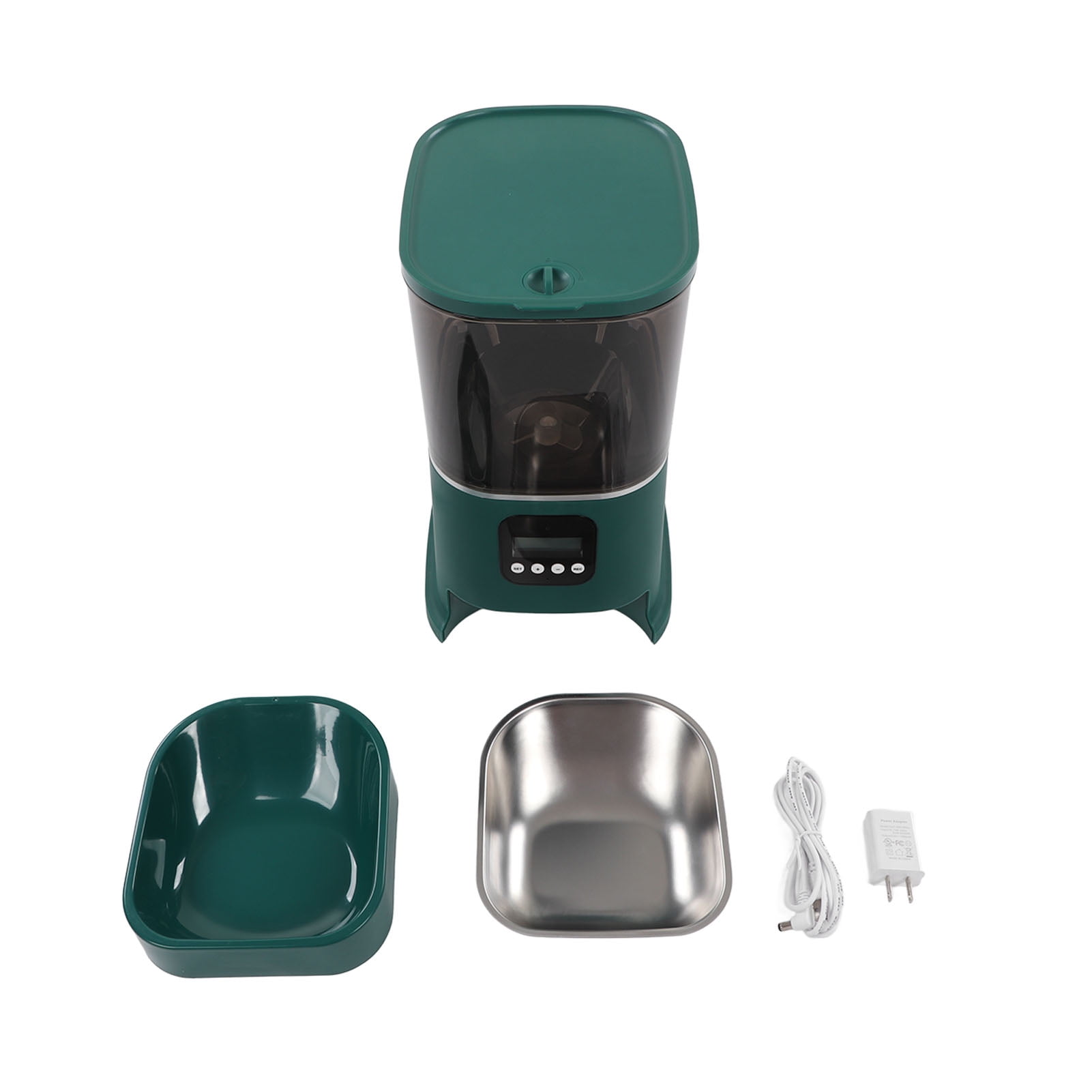 Automatic Pet Feeder, 6L Food Dispenser for Cats and Dogs, Timed Auto ...