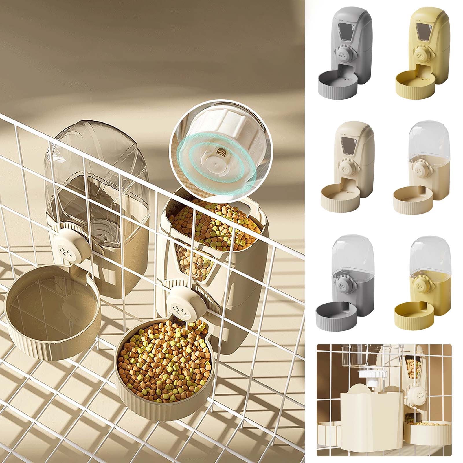 Automatic Pet Feeder, Smart Gravity Dispenser, Large 8-Cup Capacity ...