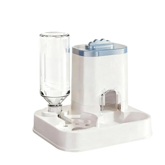 Automatic Pet Feeder & Water Dispenser 2-in-1 for Dogs Cats - Large ...