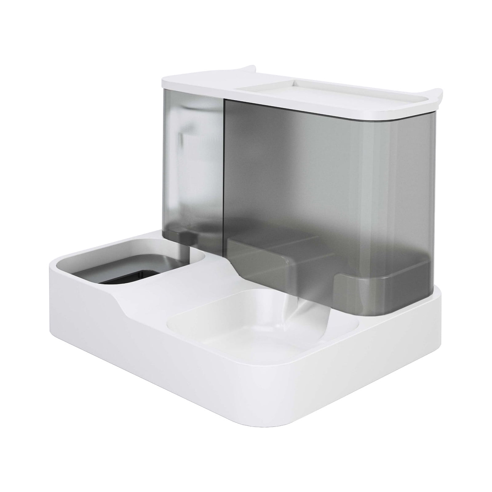 Automatic Pet Feeder and Water Dispenser Combo, Dry & Wet Food ...