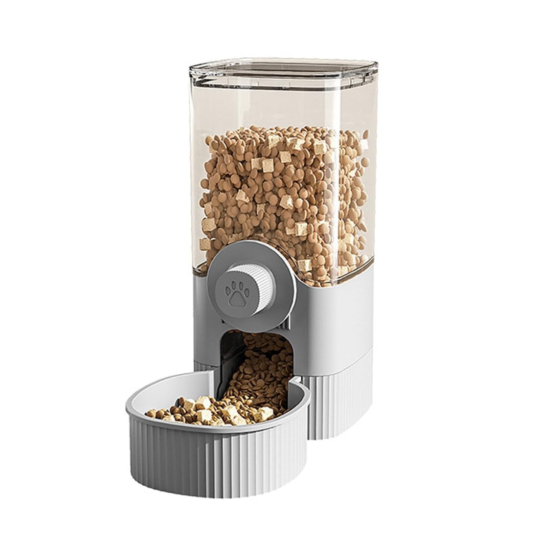 Automatic Pet Feeder and Plastic Feeding Bowl Food Dispenser for Cats ...