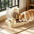 Automatic Pet Feeder and Water Dispenser Combo for Cats Dogs – Raised ...