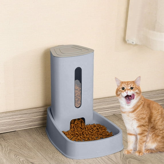 Automatic Pet Feeder and Water Dispenser Set Indoor Smart Feeding ...