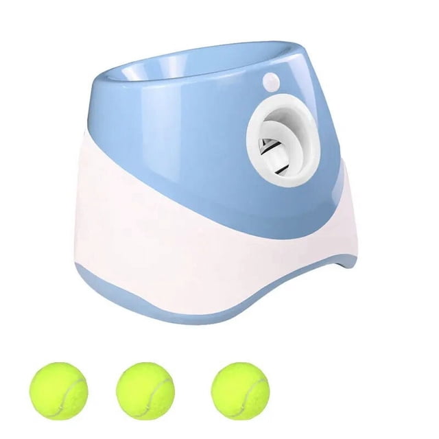 Automatic Pet Thrower: Small Fetch Ball Launcher Dog Toy, Bulldog ...