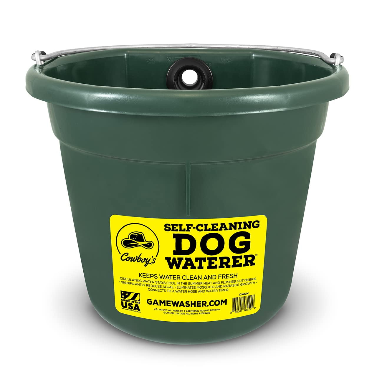 Automatic Pet Water Bowl Cleaner, Self-Cleaning Dog Waterer Connects to ...