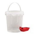 Automatic Pet Water Dispenser PP Material Large Capacity Spring Design ...