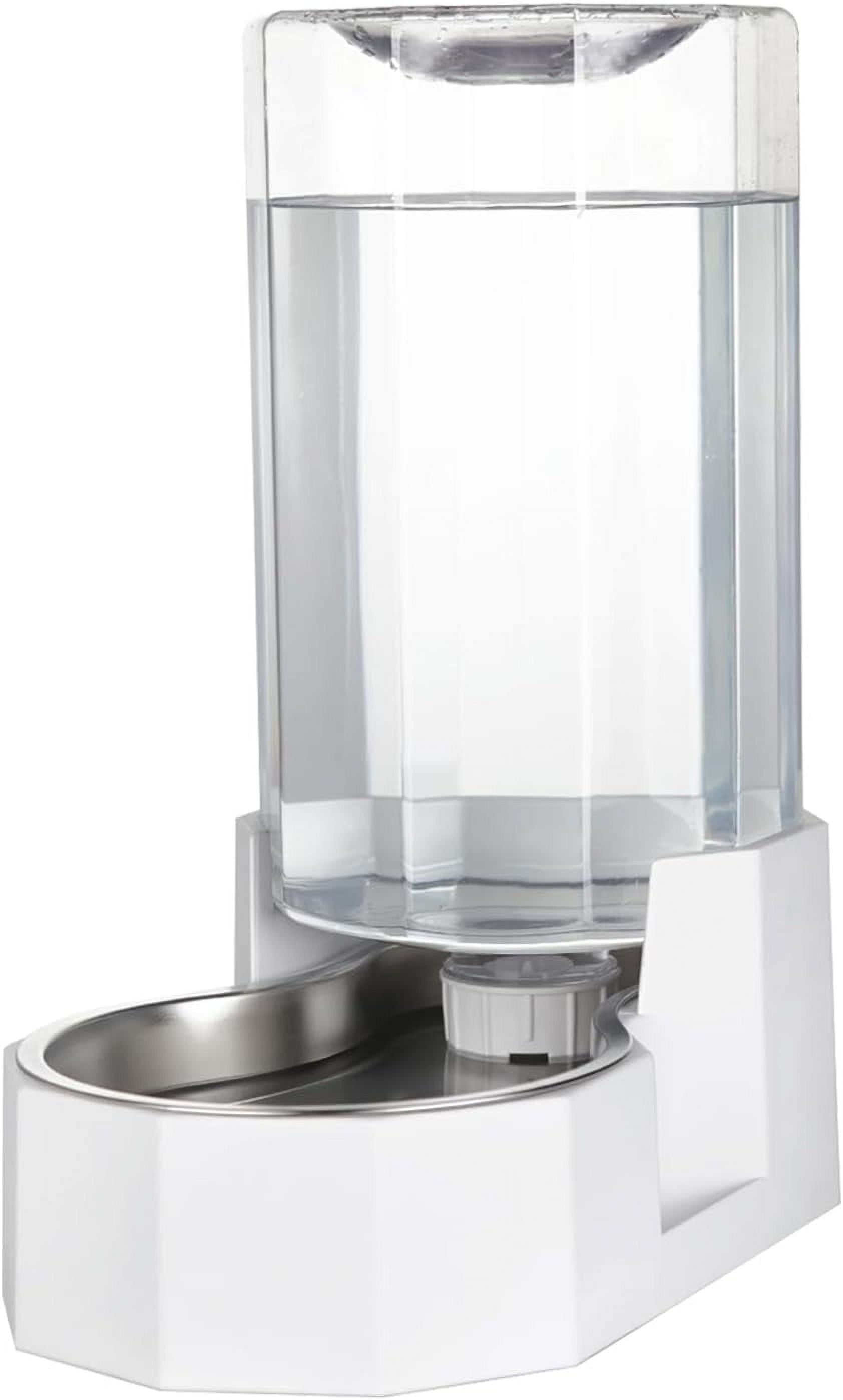 Automatic Pet Water Dispenser with Stainless Steel Bowl, Gravity ...