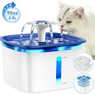 Dogit Fresh & Clear Drinking Fountain, Elevated Dog Water Dispenser ...