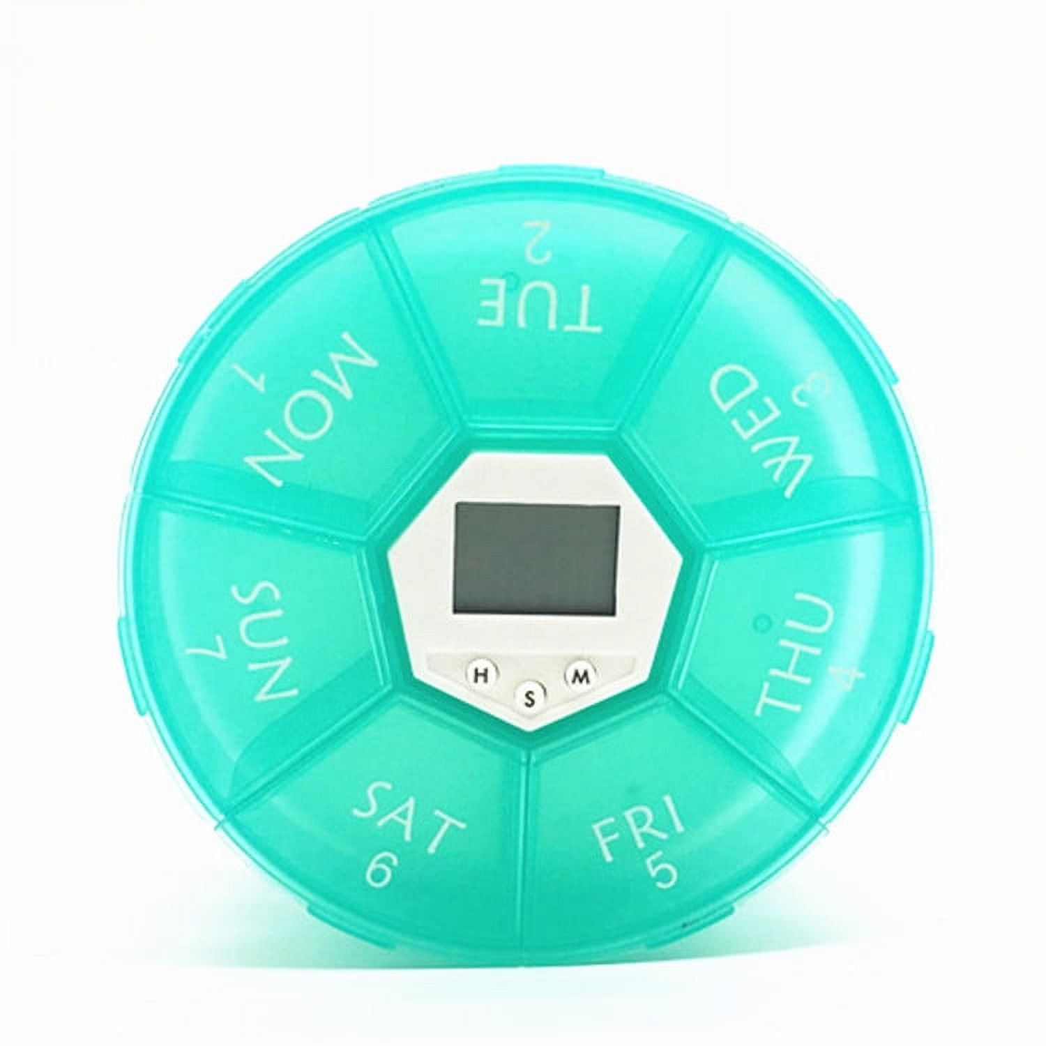 Automatic Pill Dispenser Clear Lid, Sound & Light for Prescriptions ...