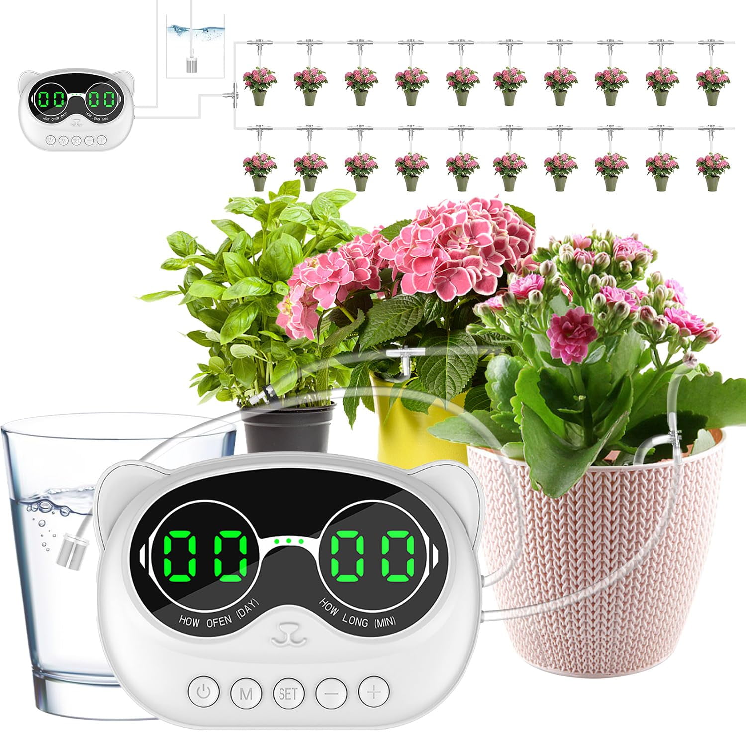 Automatic Plant Waterer Indoor for 20 Potted Plants, self Plant ...