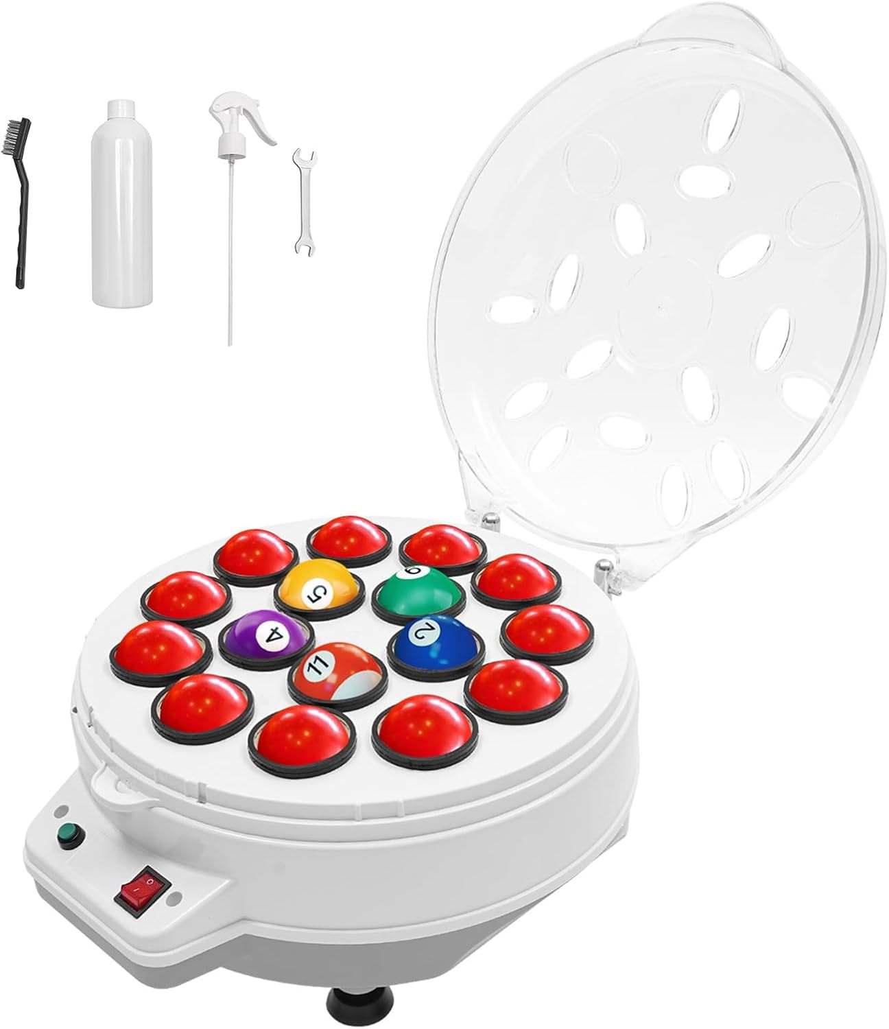 Automatic Pool Balls Cleaner,1000 RPM Electric Billiard Ball Cleaner ...