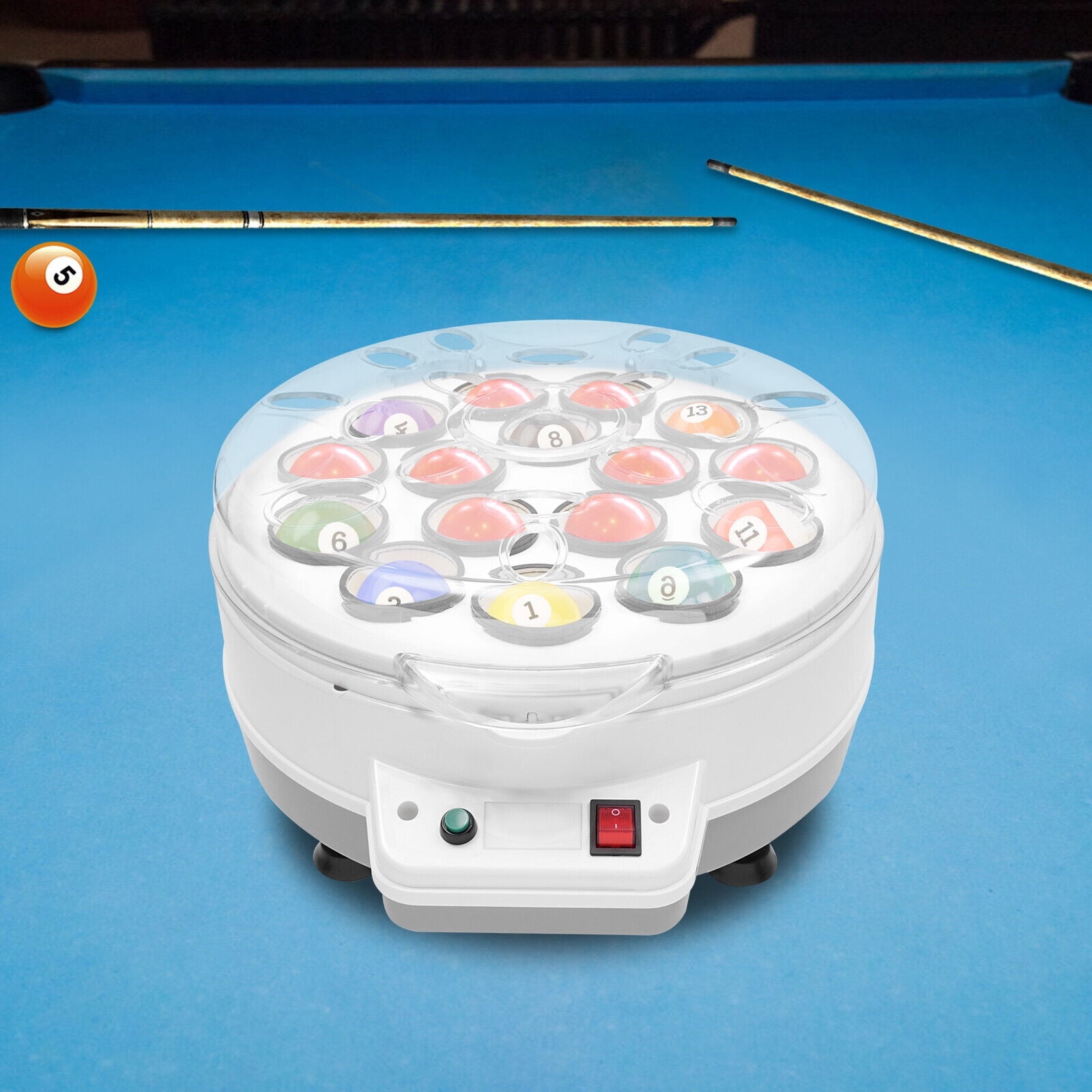 Automatic Pool Balls Cleaner/Snooker Cleaner 16 Balls Billiard Ball ...