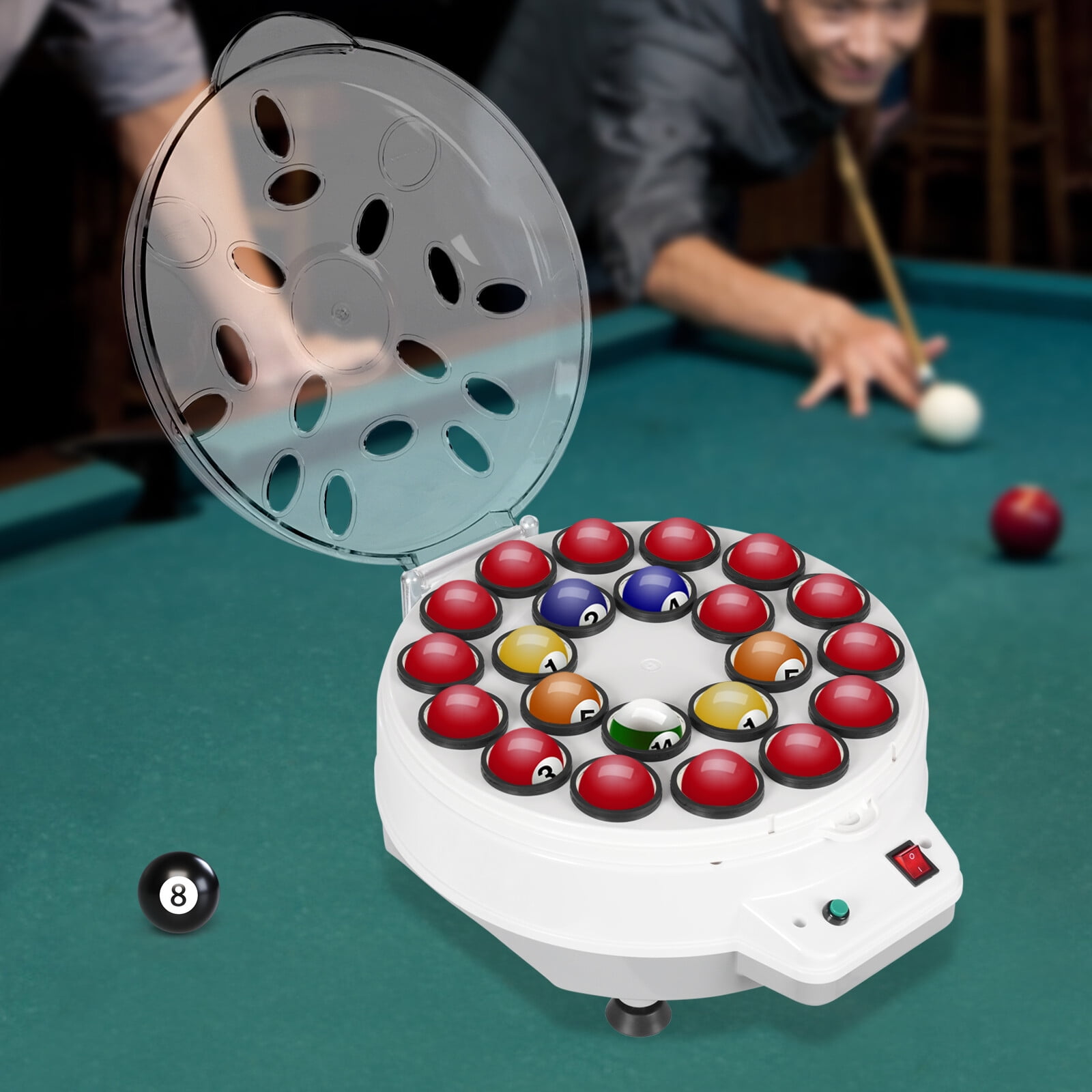 Automatic Pool Balls Cleaner/Snooker Cleaner 22 Balls Billiard Ball ...