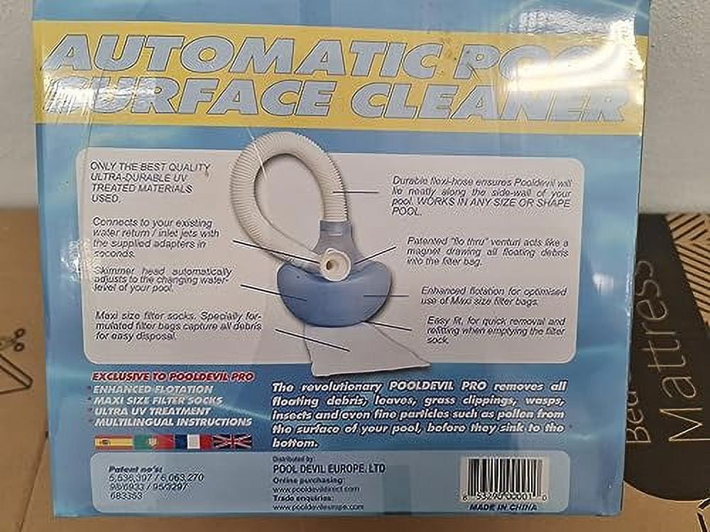 Automatic Pool Surface Cleaner by Pooldevil Pro - Walmart.com