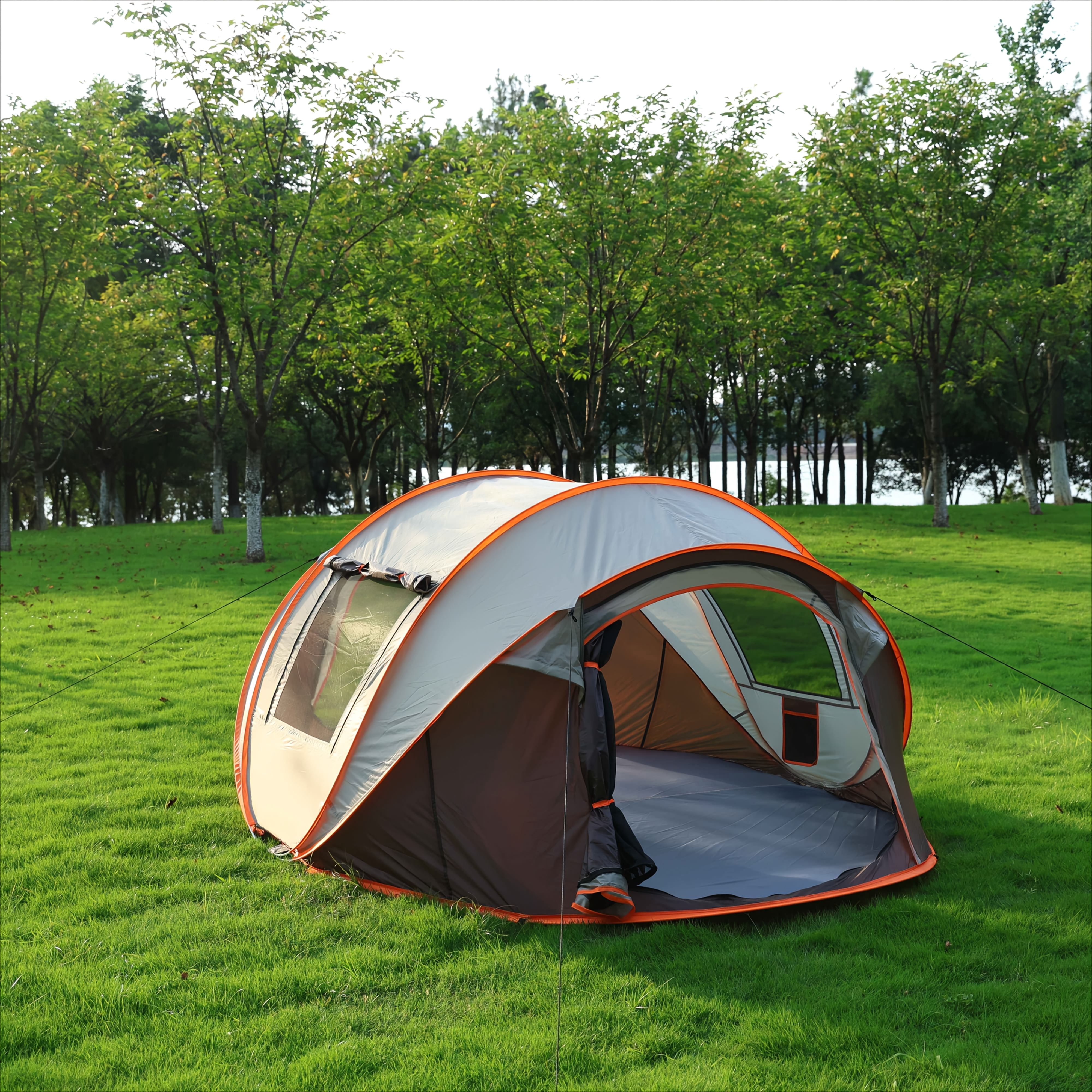 Automatic Pop-Up Camping Tent – Portable 3-Pole Boat Cottage Design ...