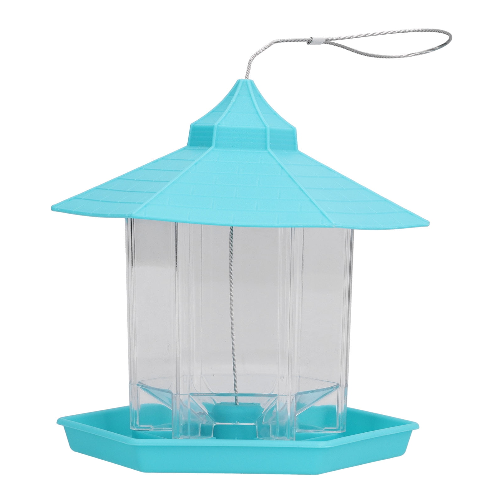 Automatic Portable Plastic Bird Feeder Wild Bird Feeder for Outdoor ...