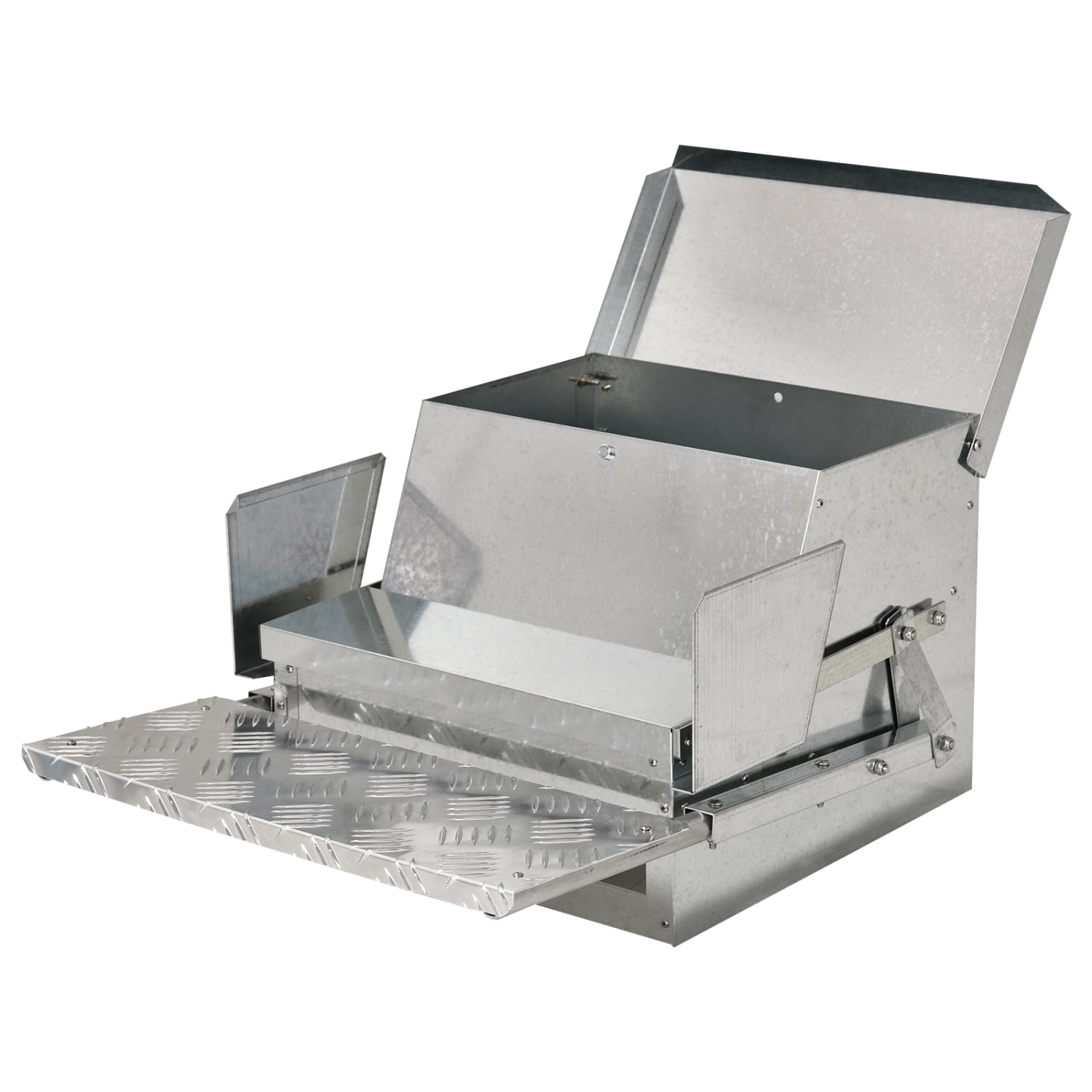 Automatic Poultry Feeder for Chickens 30lb Capacity, Weatherproof ...