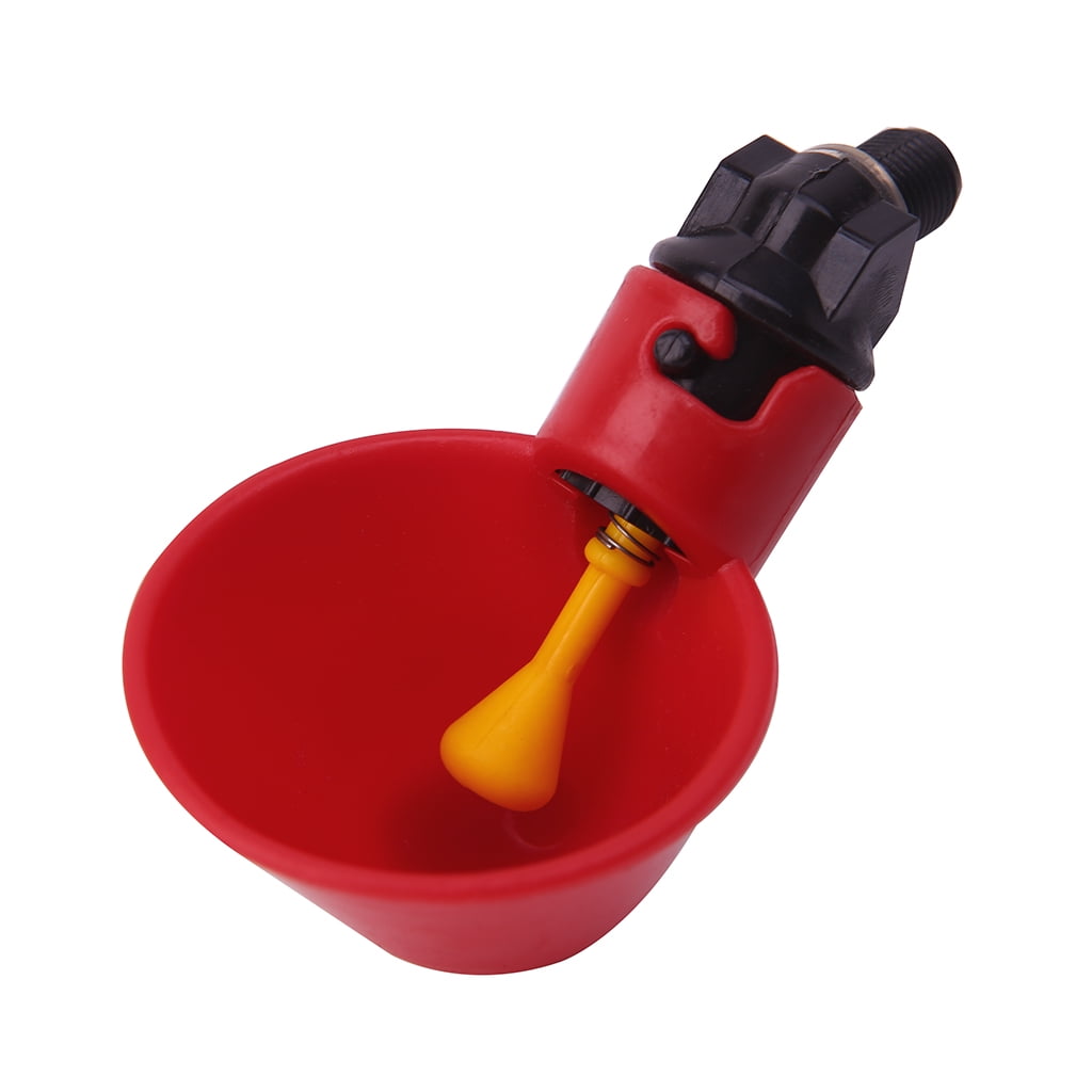 Automatic Poultry Watering Cups 3 Inch Thread Chicken Feeder Waterers ...