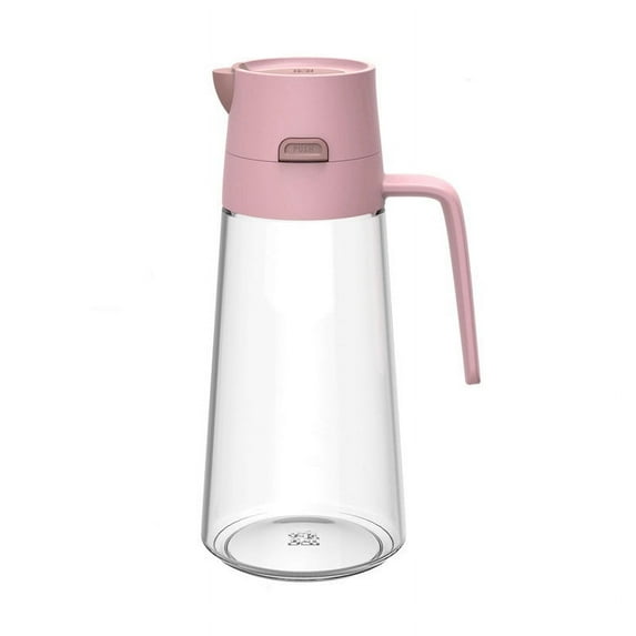 Automatic Pouring Glass Oil Dispenser Bottle | Large 650ml Kitchen Oil ...