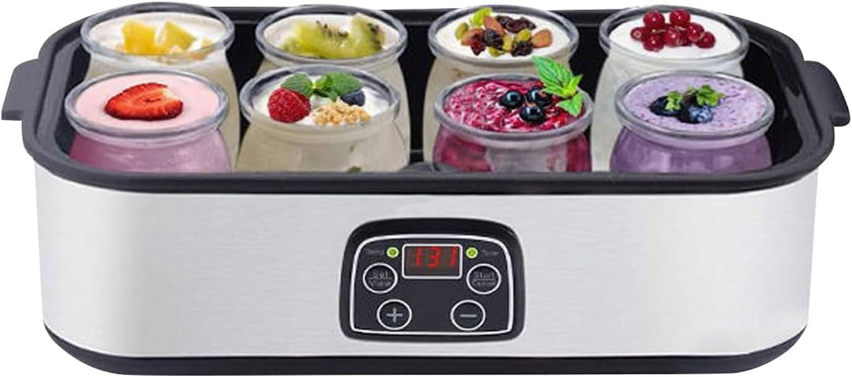Automatic Probiotic Yogurt Motor With 8 Glass Jars(6oz Each Jar ...