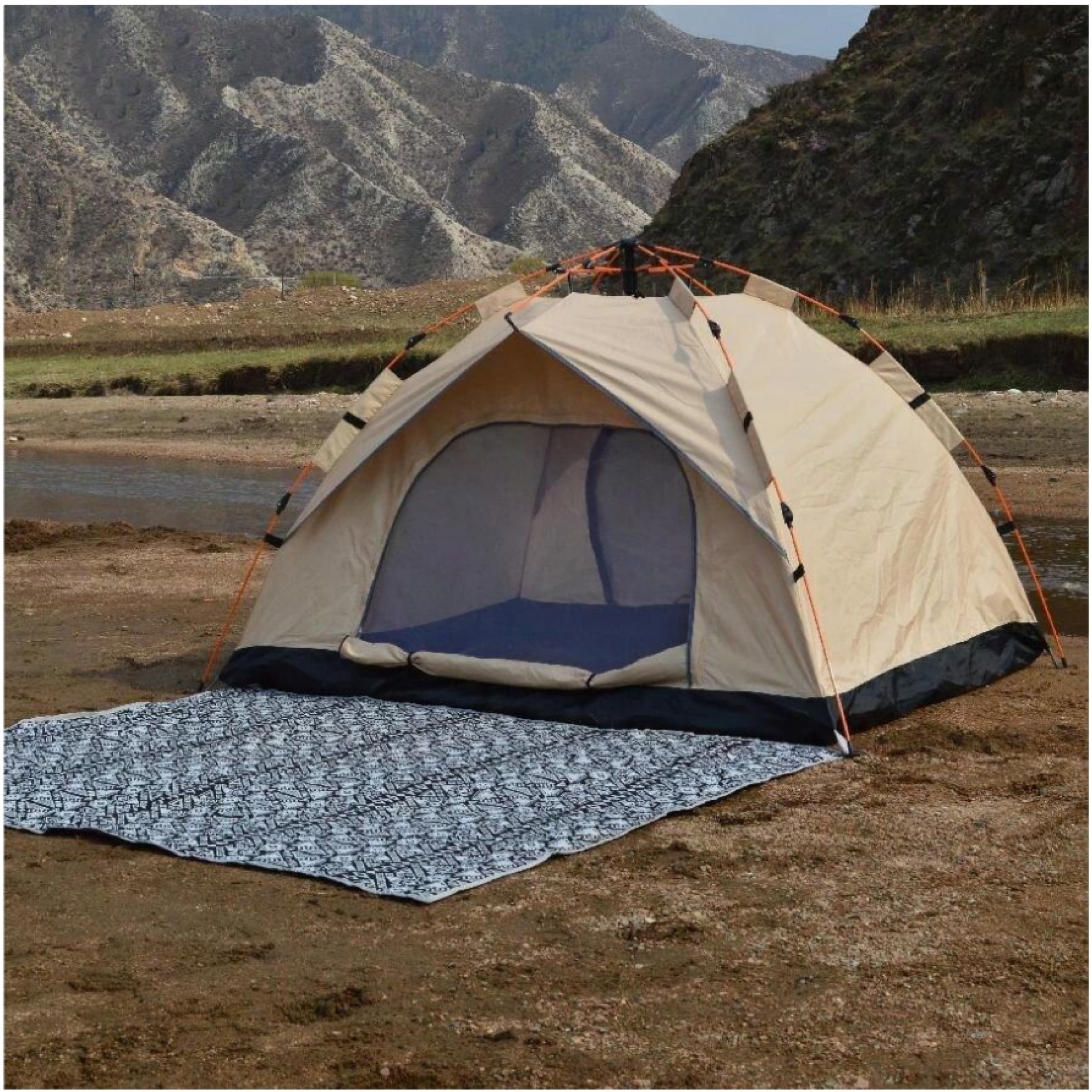 Automatic Quick-Opening Tent Outdoor Self-Driving Travel Camping Tent ...