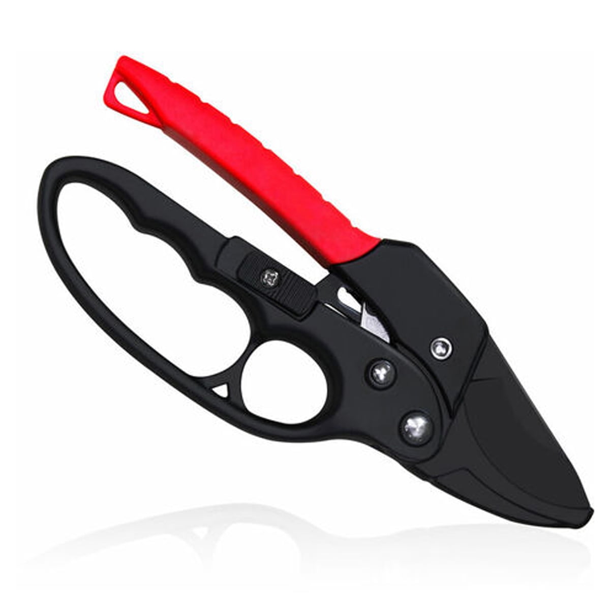 Automatic Ratchet Hedge Shear with Anvil for Garden Use - Pruning Rack ...