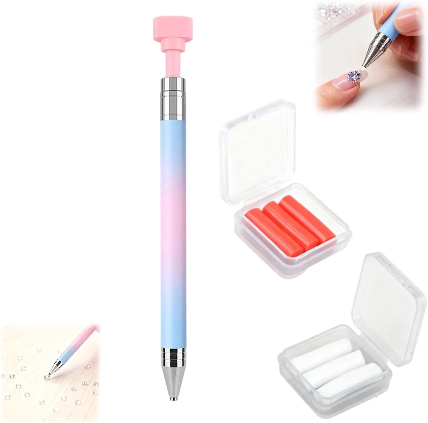 Automatic Refillable Wax Pen,2026 New Diamond Art Painting Pen with Wax ...