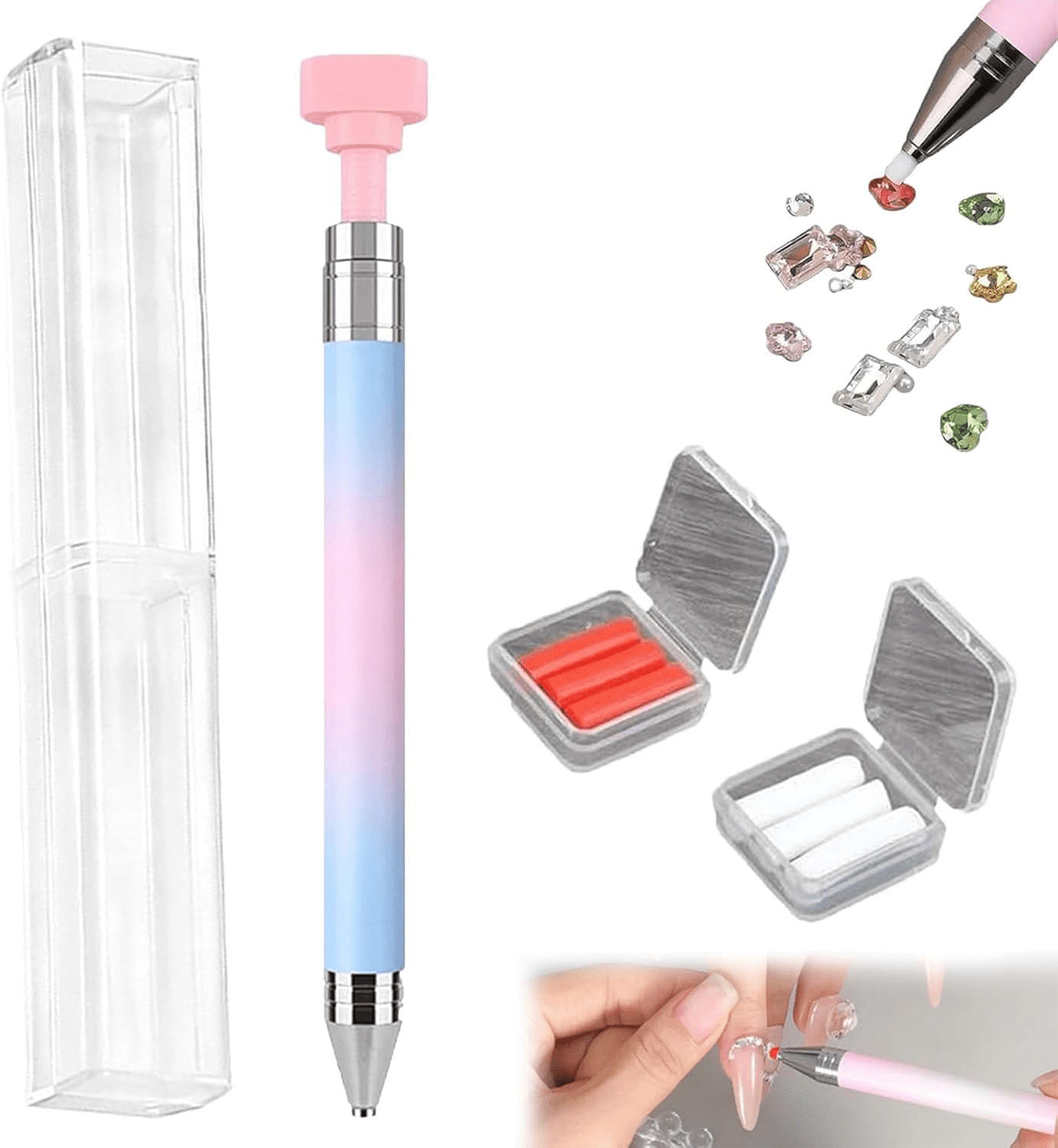 Automatic Refillable Wax Pen, 2026 New Upgrade Diamond Art Pens with ...